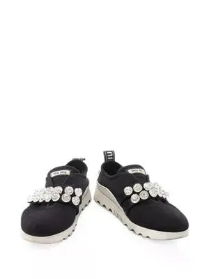 Miu Miu 2000s Bijou Slip-on Sneakers