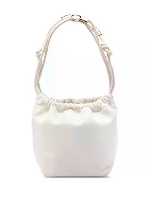 Valentino Garavani 2000-2017 Nappa Vlogo Pouf Bucket Bag