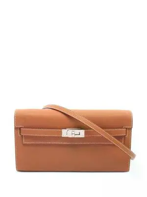 Hermès Kelly To Go Calf Leather Shoulder Bag - Brown