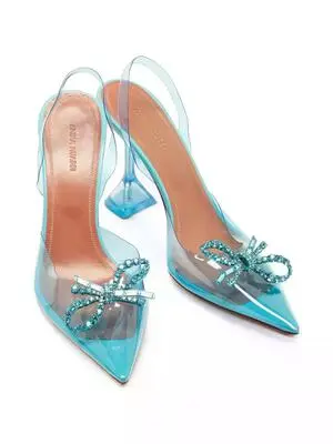 Amina Muaddi Rosie Embellished Slingback Pumps