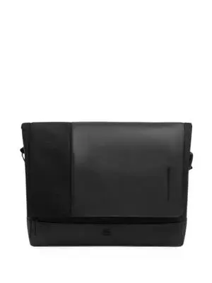 PIQUADRO Logo-embossed Two-way Laptop Bag - Black
