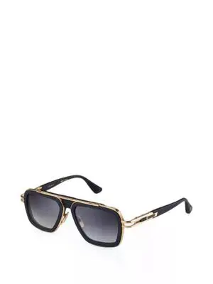 Dita Lxn-evo Geometric-frame Sunglasses - Black