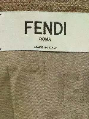 Fendi Button-front Mini Skirt
