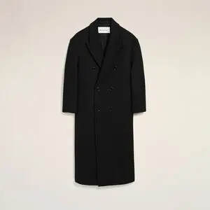 AMI Paris Long Double Breasted Wool Coat
