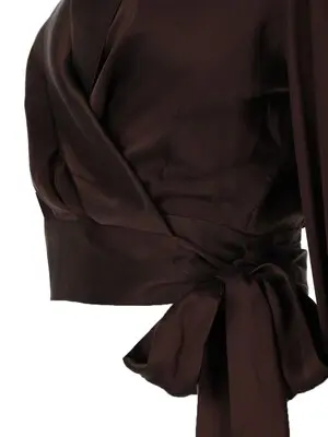 Zimmermann Blusa "wrap" In Seta