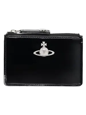 VIVIENNE WESTWOOD Portacarte Slim Con Orb - Black