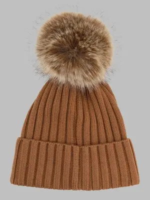Moncler Berretto In Lana Con Pon Pon