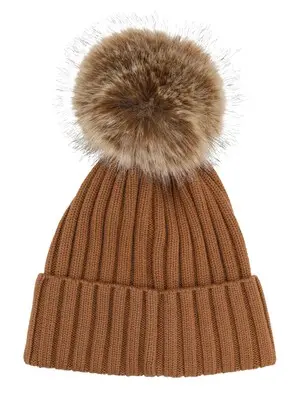Moncler Berretto In Lana Con Pon Pon