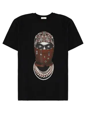 IH NOM UH NIT T-shirt Con Stampa "mask Jewelry - Black
