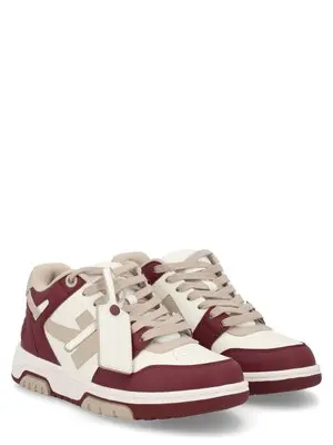 Off-White Sneaker "out Of Office - Bordeaux