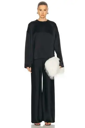TOTEME Boxy Satin Top
