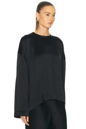 TOTEME Boxy Satin Top