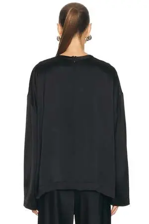 TOTEME Boxy Satin Top