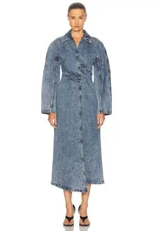 Alaïa Spiral Trench Coat