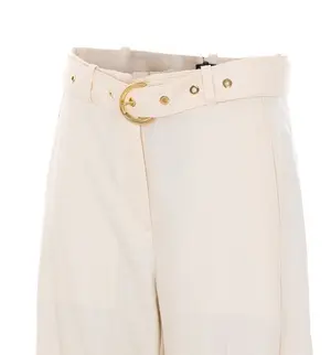 Pinko Belted Wide-leg Pants