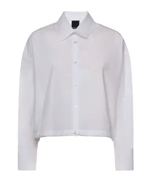 Pinko Elastic Hem Poplin Shirt