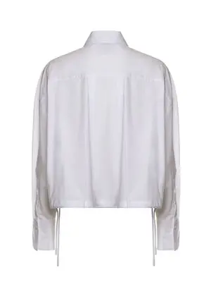 Pinko Elastic Hem Poplin Shirt