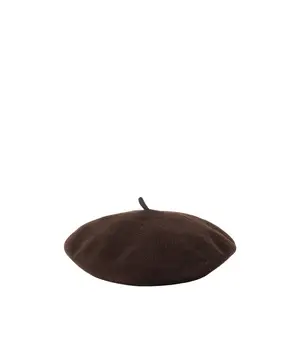 Brunello Cucinelli Monili-trim Beret - Cocoa