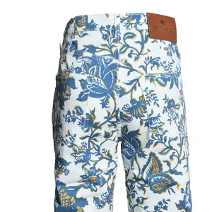 Etro Floral-printed Straight-leg Jeans - No