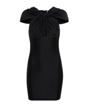 Coperni Twisted Cutout Minidress - Black