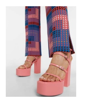 Paris Texas Jessica 130 Leather Platform Sandals
