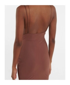 NENSI DOJAKA Cutout Ruched Minidress