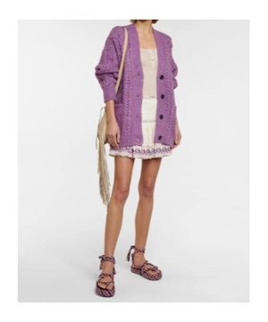 Isabel Marant Étoile Tyruss Embroidered Cotton Miniskirt