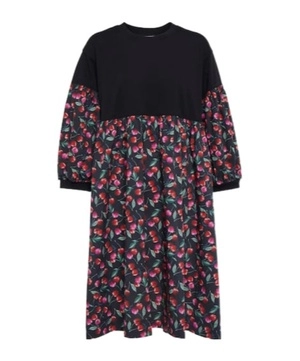 See By Chloé Printed Cotton Minidress - Black