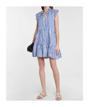 Veronica Beard Striped Printed Dress