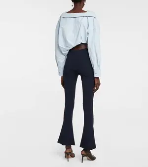 Jacquemus High-waisted Flared Casual Pants