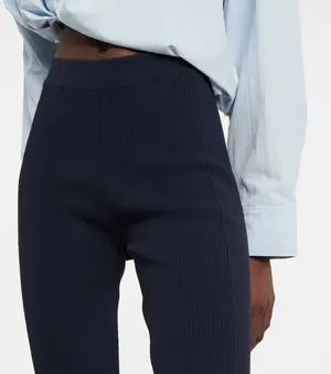 Jacquemus High-waisted Flared Casual Pants