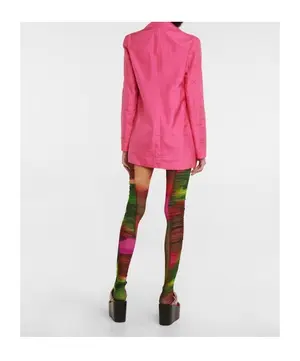 Dries Van Noten Pleated Printed Tights