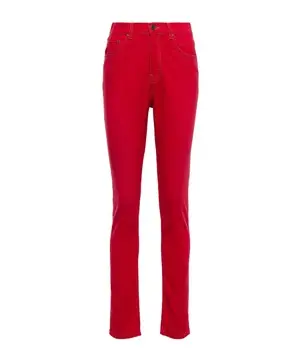 Y/project High-waisted Skinny Jeans - Red
