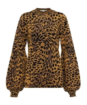 Stella McCartney Leopard Printed Sweater