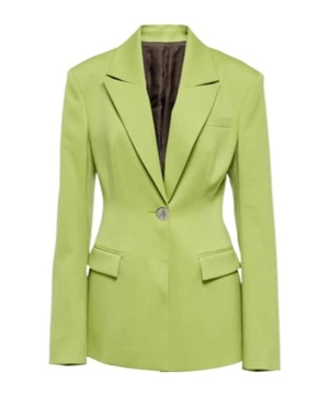 Attico Wool Gabardine Blazer