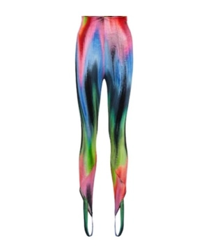 Attico Jamie High-rise Stirrup Leggings - Multicolor