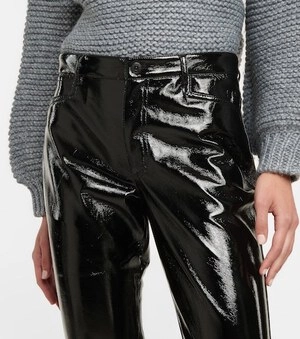 Proenza Schouler White Label Coated High-rise Straight Pants