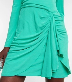 Rebecca Vallance Riccardo Draped Jersey Minidress