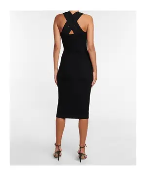 PATOU Knit Wool Midi Dress