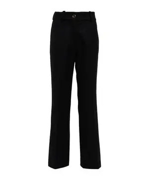 PATOU Wide-leg Pants - Black