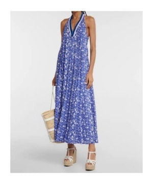 Poupette St Barth Nava Floral Maxi Dress