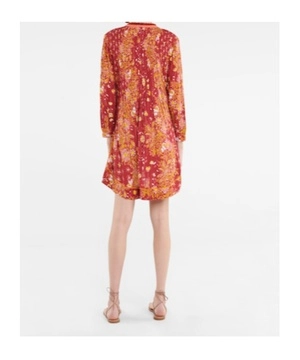 Poupette St Barth Ola Fringed Printed Minidress