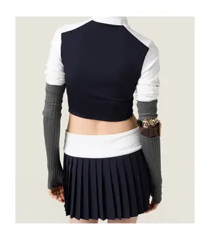 Miu Miu Stretch Technical Jersey Top