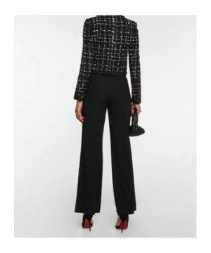 Giambattista Valli Checked Cropped Tweed Jacket