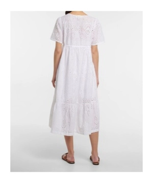 Heidi Klein Broderie Anglaise Cotton Midi Dress
