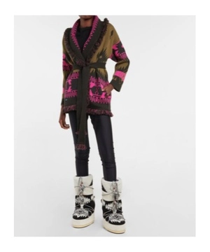 Alanui X Moon Boot Icon Knit Boots
