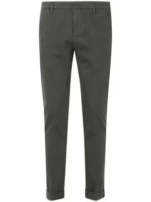 DONDUP Cotton-blend Stretch Trousers - Grey