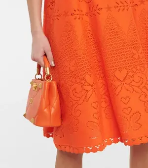 Valentino Garavani Cotton Lace Midi Dress