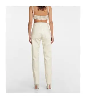 Magda Butrym High-rise Straight Leather Pants