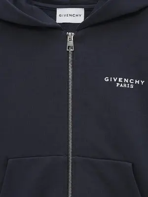 Givenchy Logo-print Zip-up Hoodie